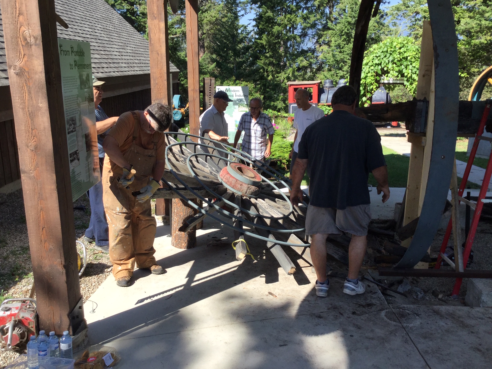 Logging Arch Update! | Creston Museum, Creston BC